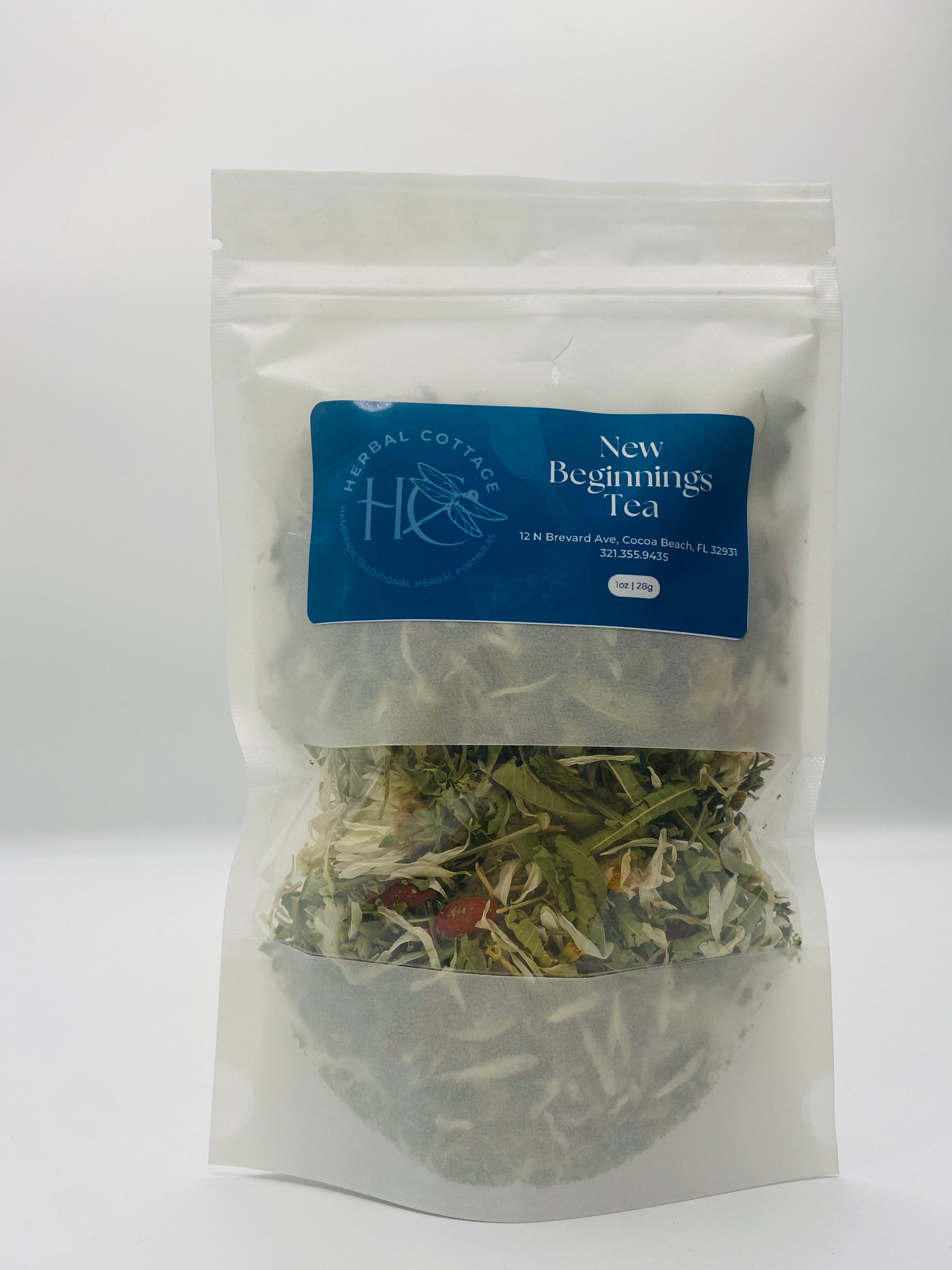 New Beginnings Tea | Herbal Cottage